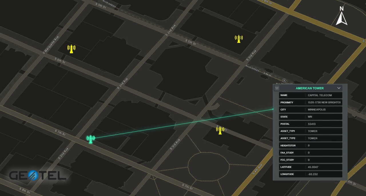 Cell Tower Locations | GeoTel
