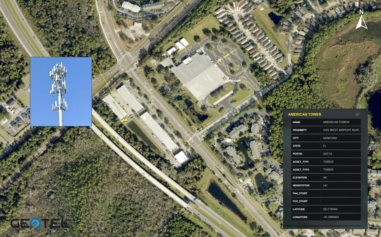 Cell Tower Locations | GeoTel