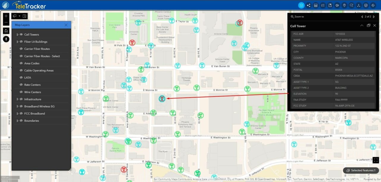 Cell Tower Locations | GeoTel