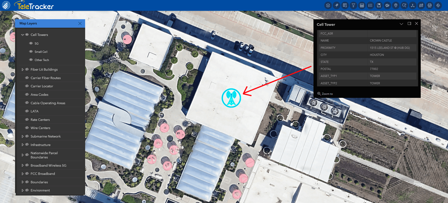 Cell Tower Locations | GeoTel